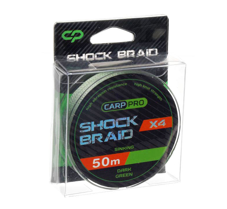 Shock-lider CARP PRO Shock Braid PE X4 50m – FlagmanShop